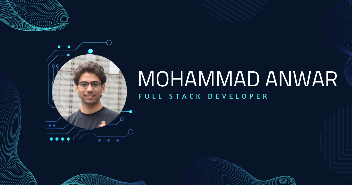 Mohammad Anwar's Personal Portfolio